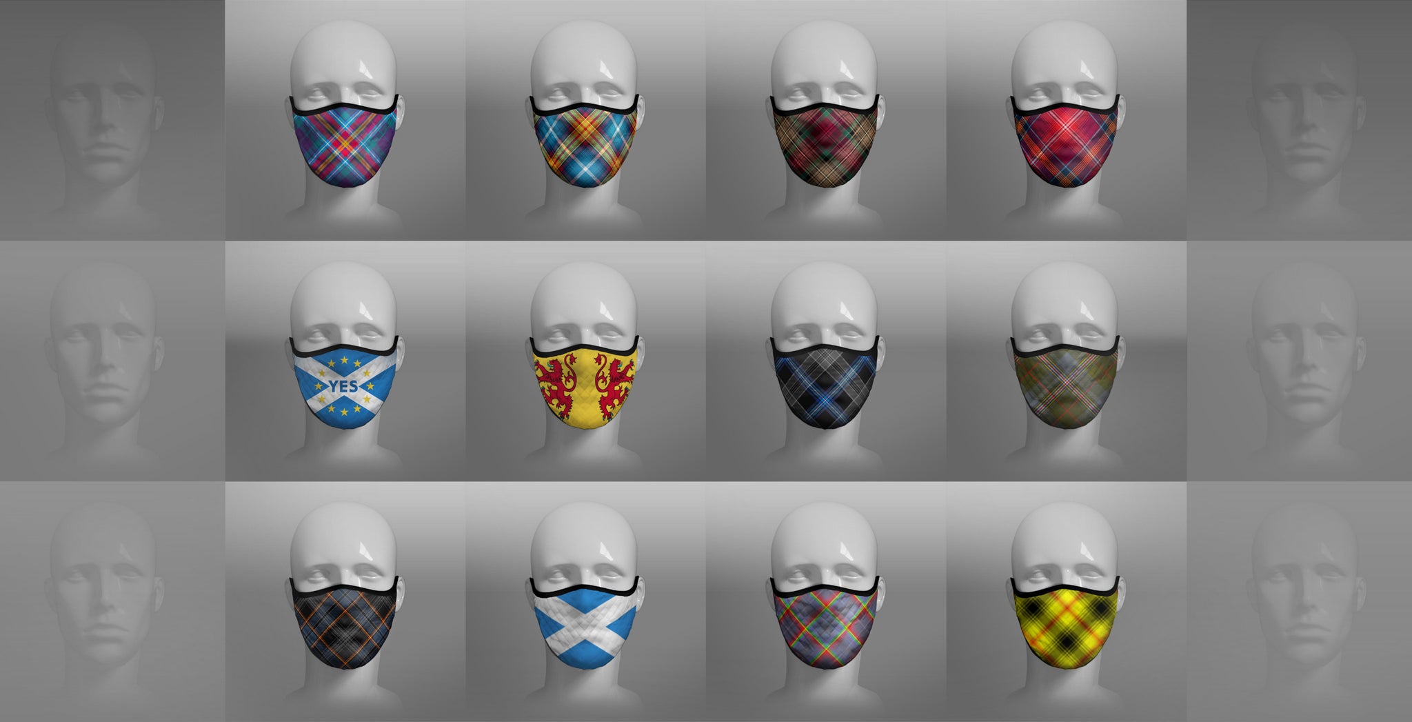 TARTAN FACE MASKS Now Available!