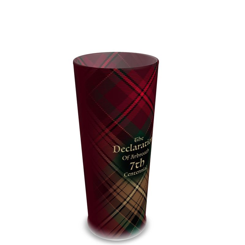 Declaration 7th Centennial Beer Glass - Frosted